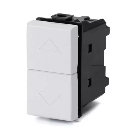 MAPAM DOPPIO PULSANTE (10A-250V) - MOD. 522B - COMPATIBILE CON BTIC...