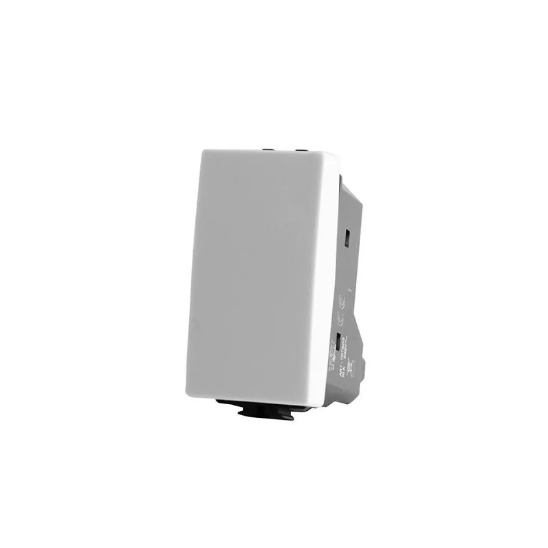 MAPAM PULSANTE UNIPOLARE (10A-250V) BIANCO - MOD. 505B - COMPATIBIL...